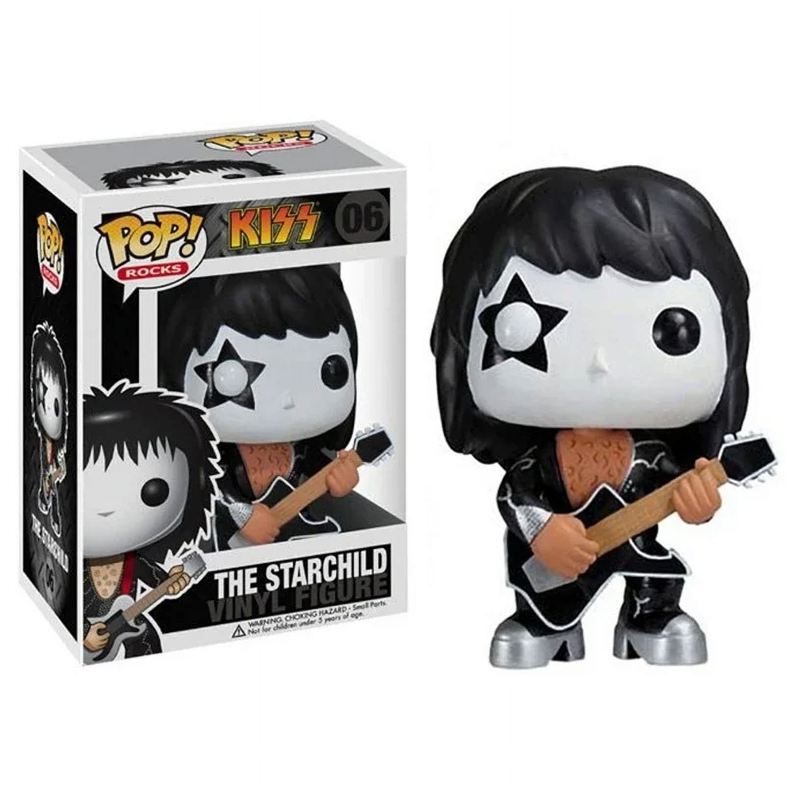 2025 FUNKO POP ROCKS KISS THE DEMON #04 SPACEMAN #05 STARCHILD #06 CATMAN #07 Figura de acción ...