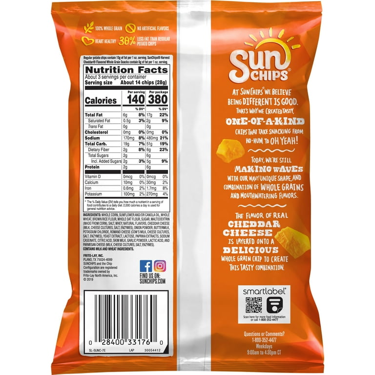 Sun Chips Ingredient Label