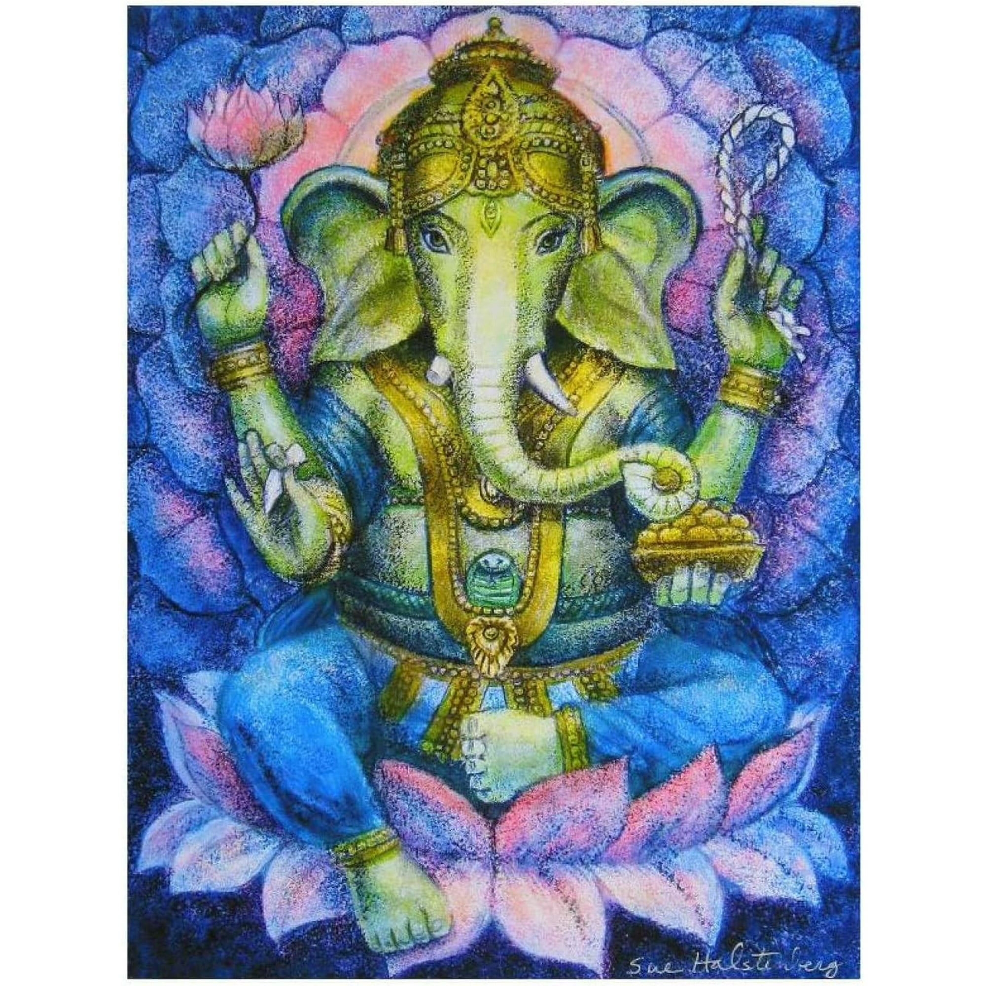 Click here for Qth Ganesa Poster Decorative Painting Canvas Wall... prices