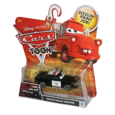 Disney Cars Movie Mater Tales Toon Rescue Squad Trooper Toy Car ...