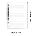 CaiTeLin Notebook College Ruled Lined Journal A5, Wirebound Notepad for ...