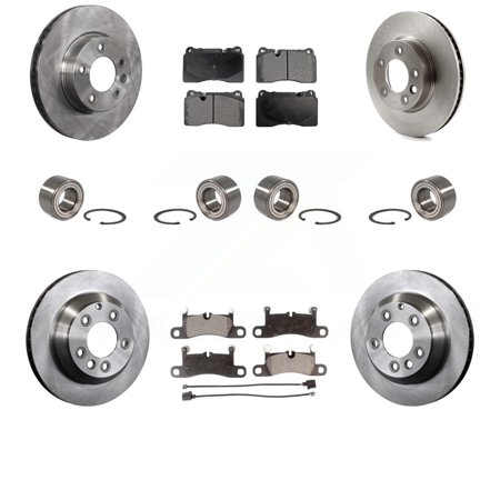 Transit Auto - Front Rear Wheel Bearings Disc Brake Rotors And Ceramic ...