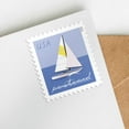 USPS Sailboats Postcard Rate Forever Stamps, Sheet of 20, Self-Adhesive ...