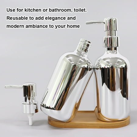 500ml Dispensers Pump Leak-proof Refillable Empty Press Dispensing ...