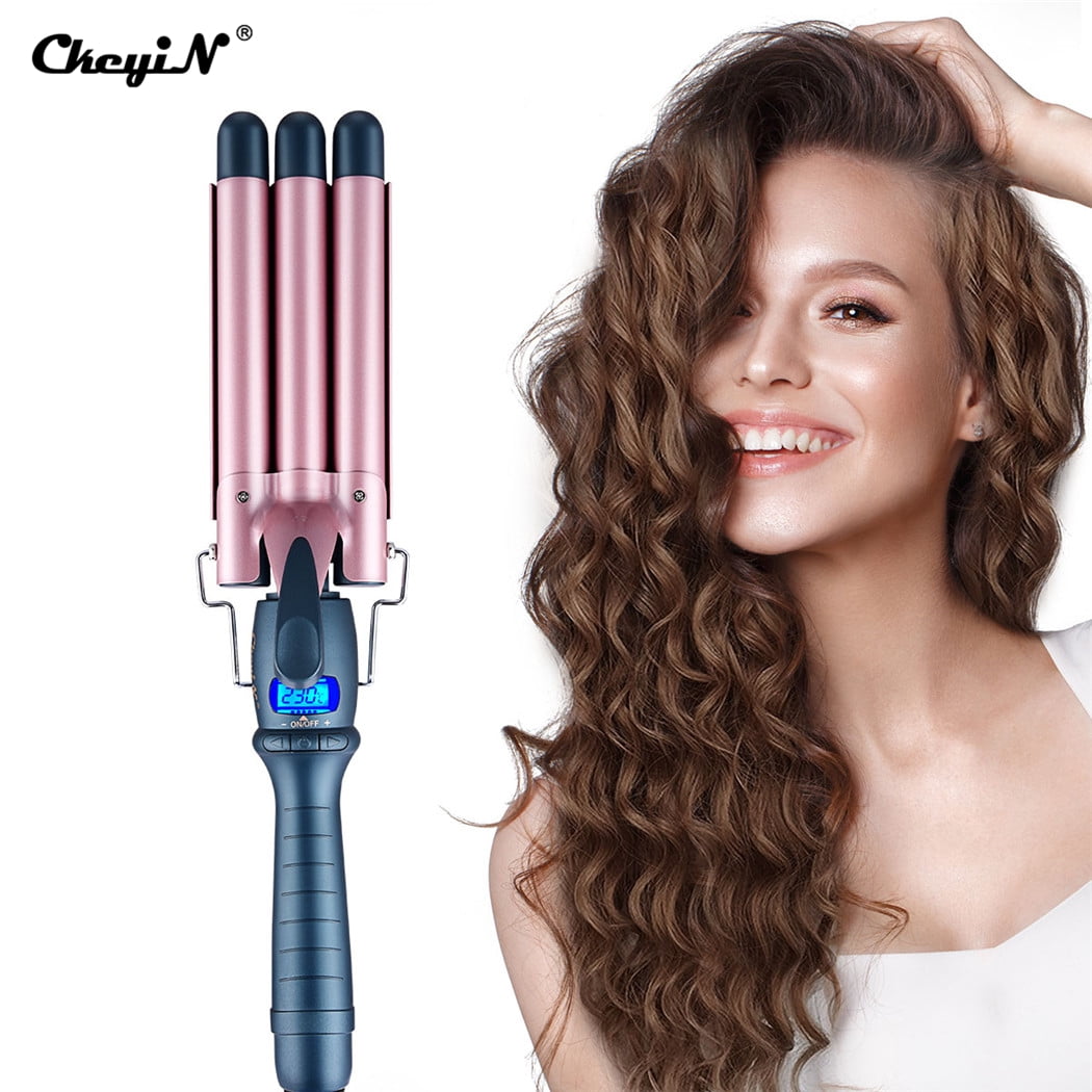 Click here for Ckeyin Ckeyin 3 Barrels Wave Curler Ceramic Curlin... prices