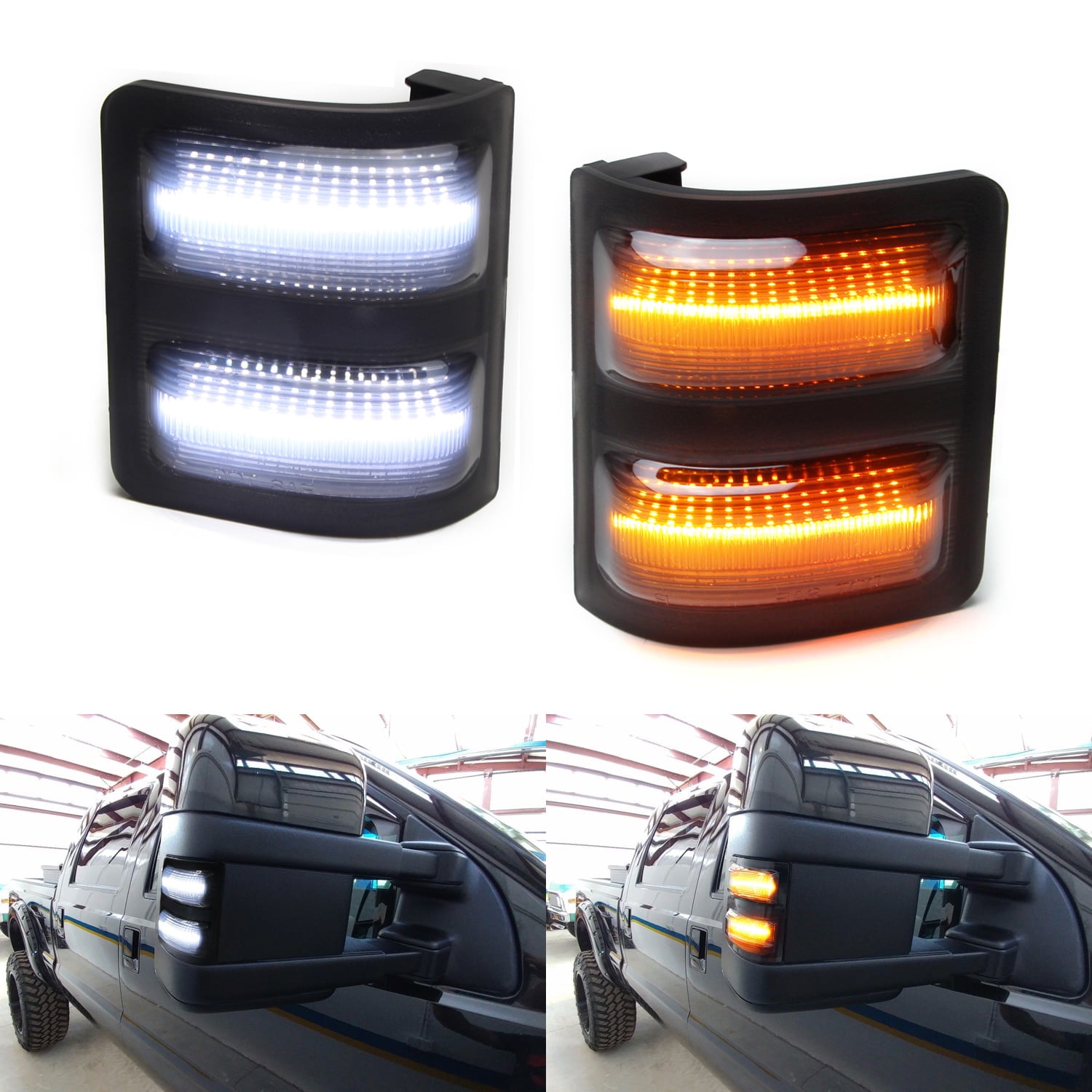 iJDMTOY (2) Smoked Lens Switchback LED Side Mirror Marker Lights For ... iJDMTOY (2) Smoked Lens Switchback LED Side Mirror Marker Lights For ...