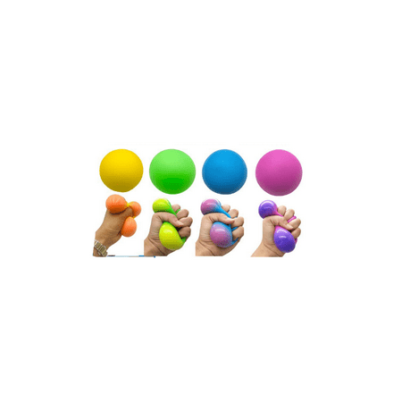 Dinohhi 4pcs Ventilated anti-stress soft rubber toy EVA stretch squeeze ...