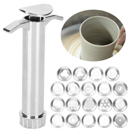 Wchiuoe Clay Squeezer Aluminum Alloy DIY Clay Mud Extruder Squeezer ...