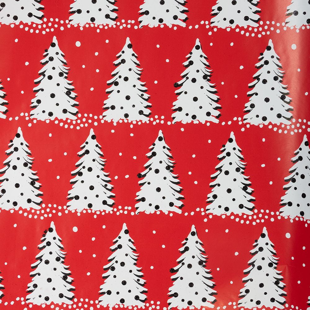 Red Christmas Wrapping Paper Background
