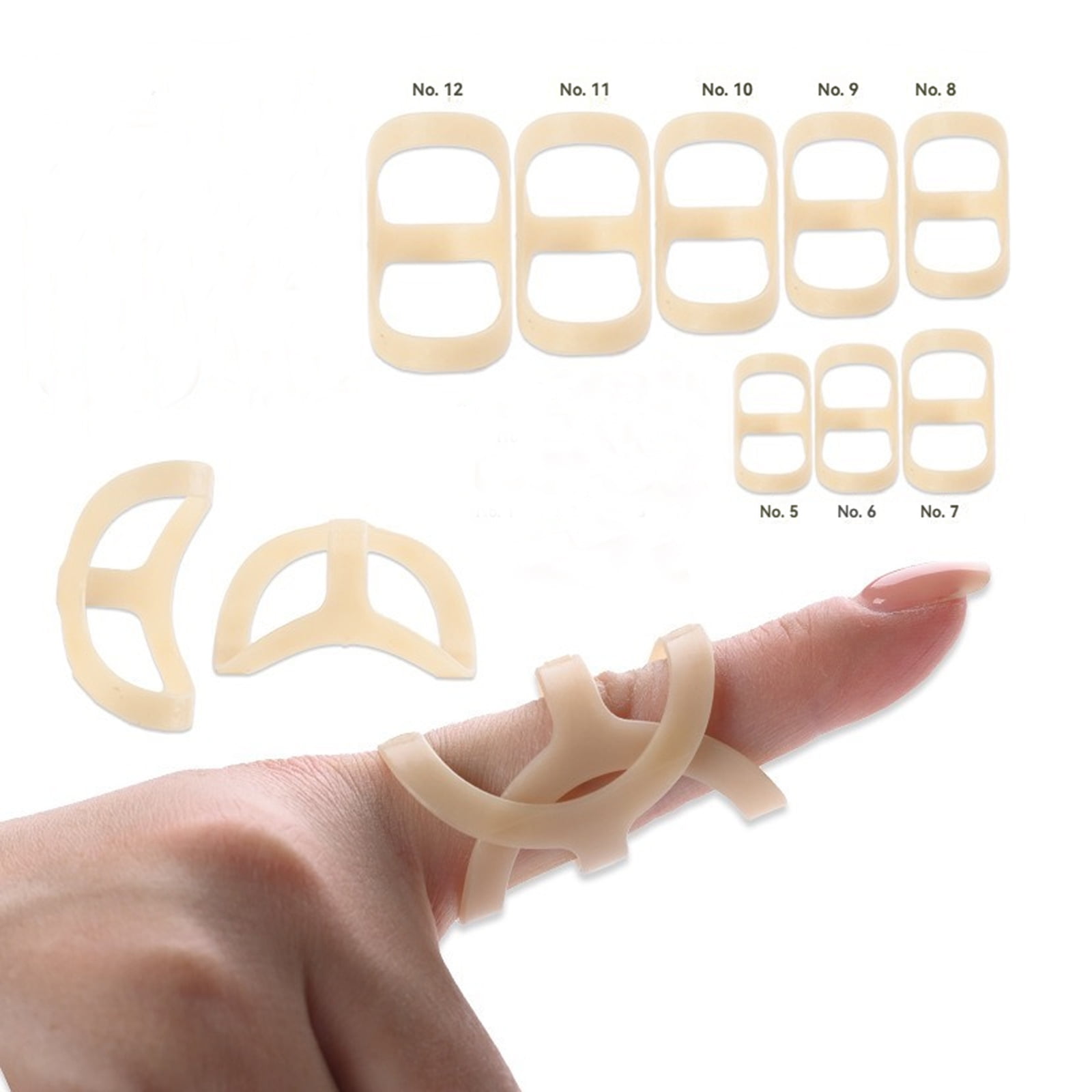 Click here for Unbranded 8-Piece Oval Finger Splint Set: Effectiv... prices