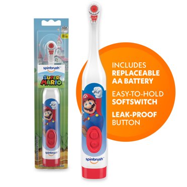 Spinbrush Clear & Clean Kids Toothbrush, Battery-Powered Electric ...