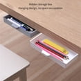 Set Of 2 Stick On Storage Containers For Small Space Household Under ...