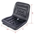 Universal Tractor Seat with a Drain Hole Replacement Seat Thickly ...