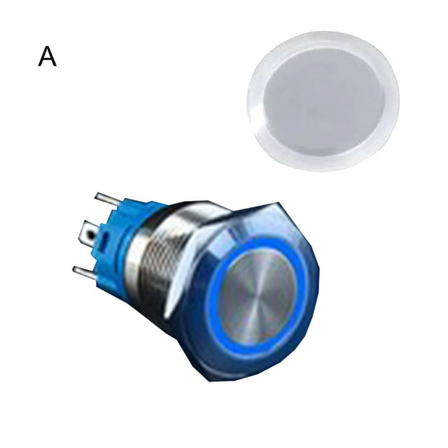 16Mm Metal Button Switch Self-Reset Switch Button Led Small Lighted ...