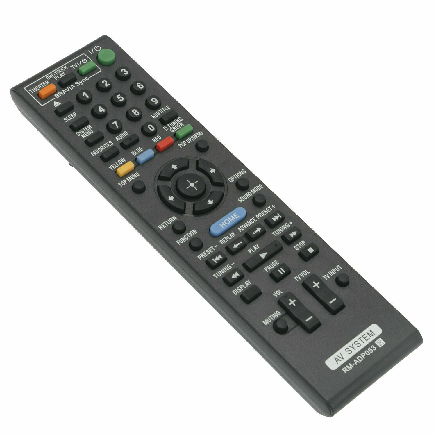 RM-ADP053 Replace Remote for Sony Blu-ray Disc Player BDV-E370 BDV-E470 ...