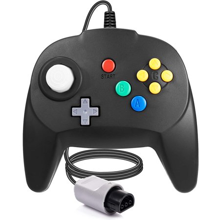 FYBTO Classic N64 Controller Retro Wired Mini N64 Controller 64-bit ...