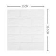 10 Pcs 3D Brick Peel and Stick Wallpaper, 3D Wall Panels Self Adhesive ...