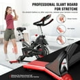 Pooboo Indoor Bluetooth Magnetic Exercise Bike 40lbs Flywheel, 350lbs Spin Fitness Seat ...