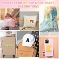 Uxcell 2 Pcs Letter-I Iron-on Patches, Chenille Letters Patches Cute ...