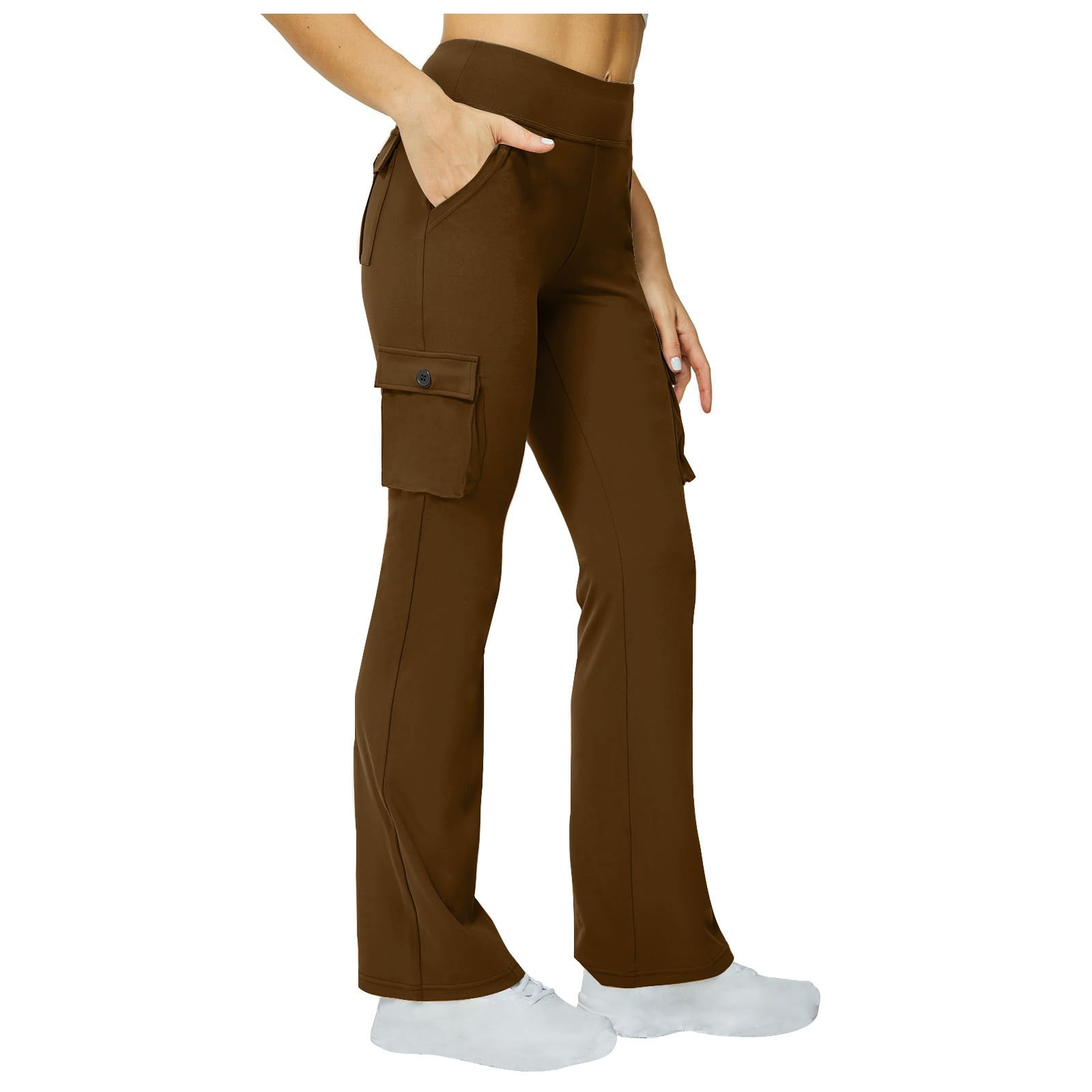 Click here for Bmisegm Womens Casual Lined Cargo Pants For Winter... prices