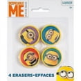 Despicable Me Minions Eraser Party Favors, 4-Count - Walmart.com