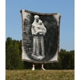 A Religious Statue Of St. Anthony, Woven Blanket - Walmart.com