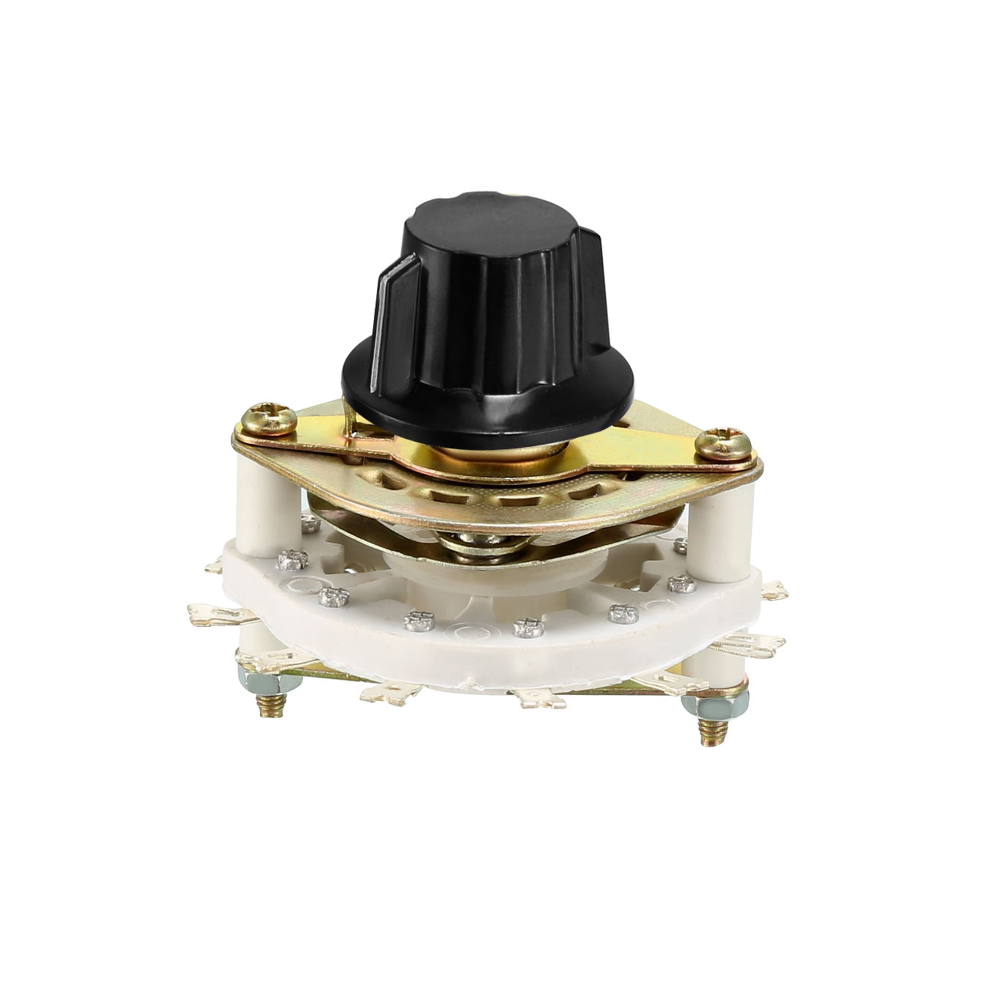 3P3T 3 Pole 3 Position 1-Deck Band Channel Rotary Switch Selector with ...