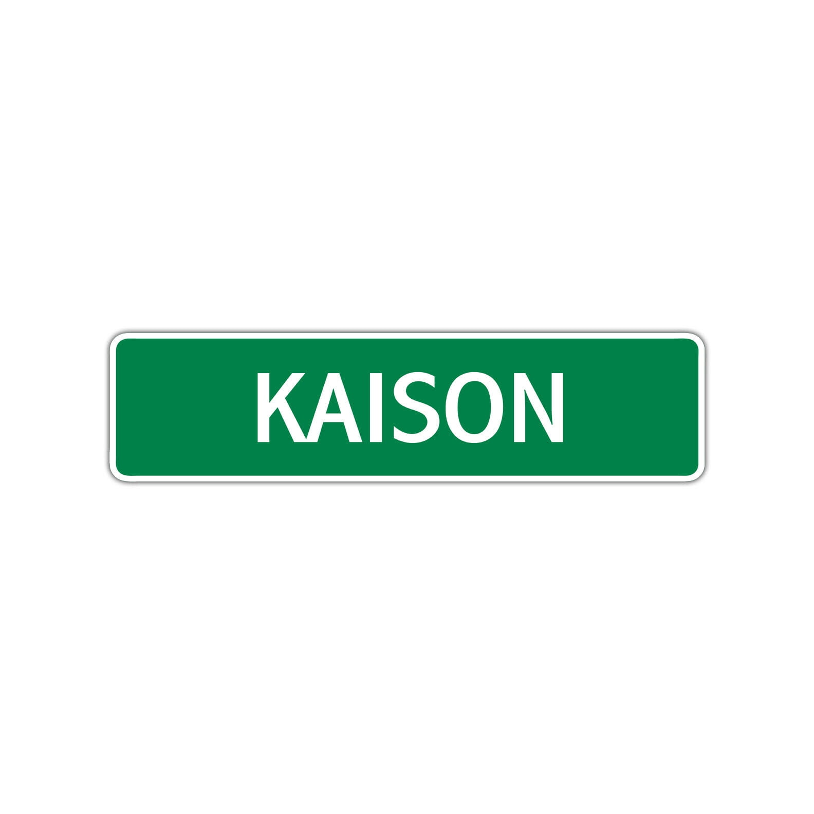 Kaison Boys Children Name Letter Printed Novelty Plaque Decoration ...