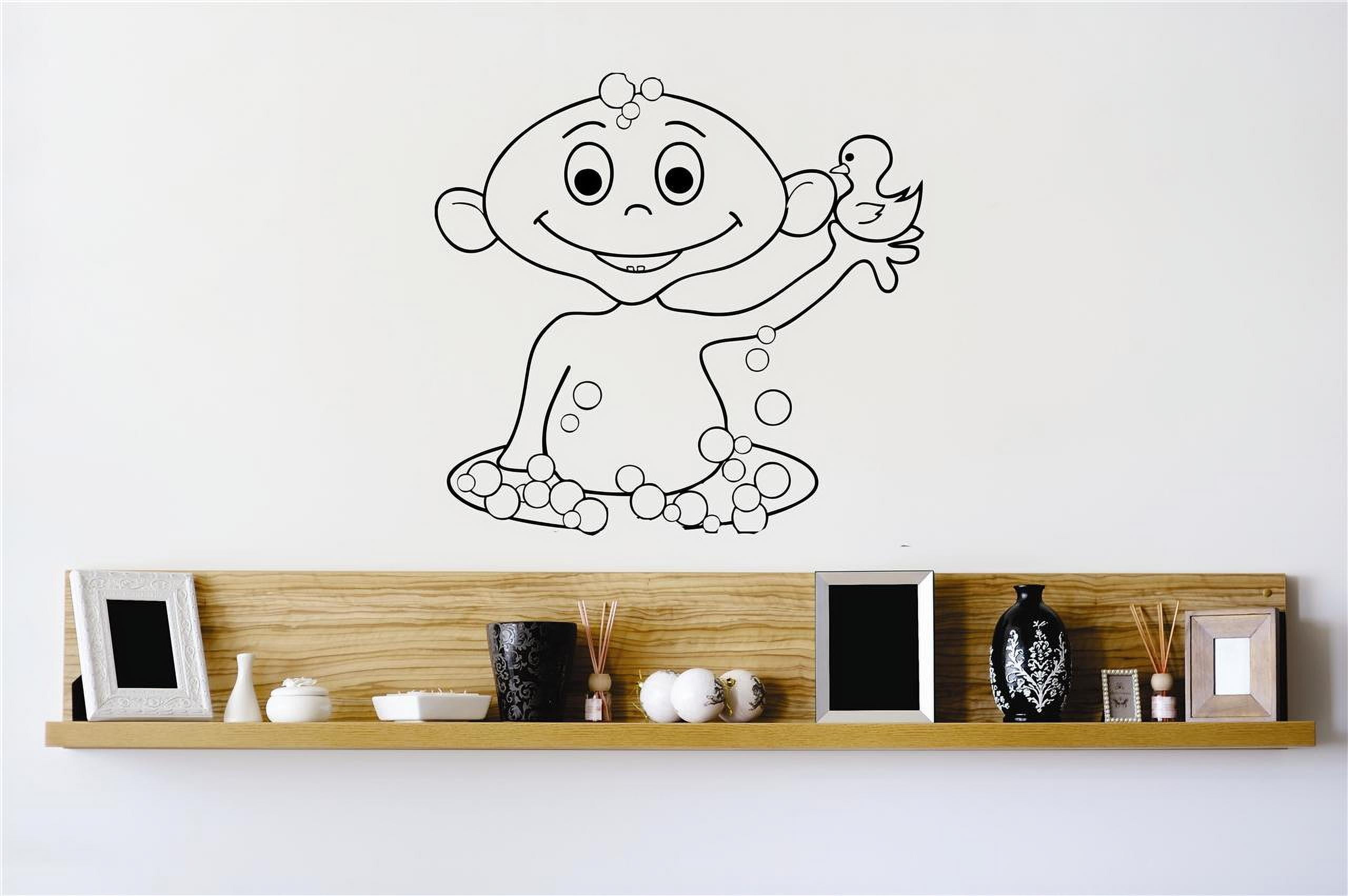 Design With Vinyl Artwork Alien Bath Tub Outterspace Flying Saucers ...