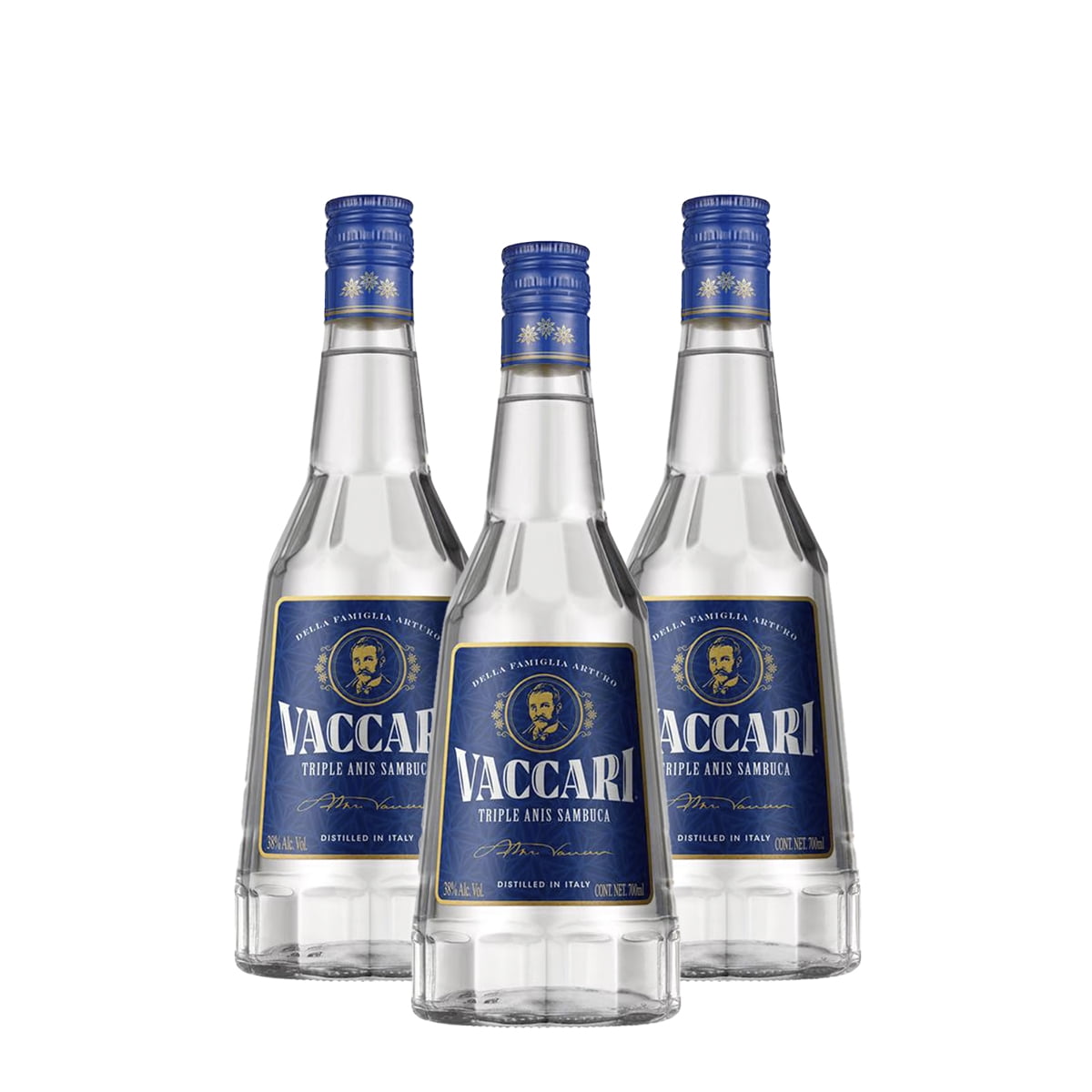 Pack De 3 Licor Vaccari Sambuca Blanco 700Ml | Bodega Aurrera en línea