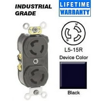 Leviton M96-GFTR1-03T 15 Amp Light Almond GFCI Receptacle 3 Count ...