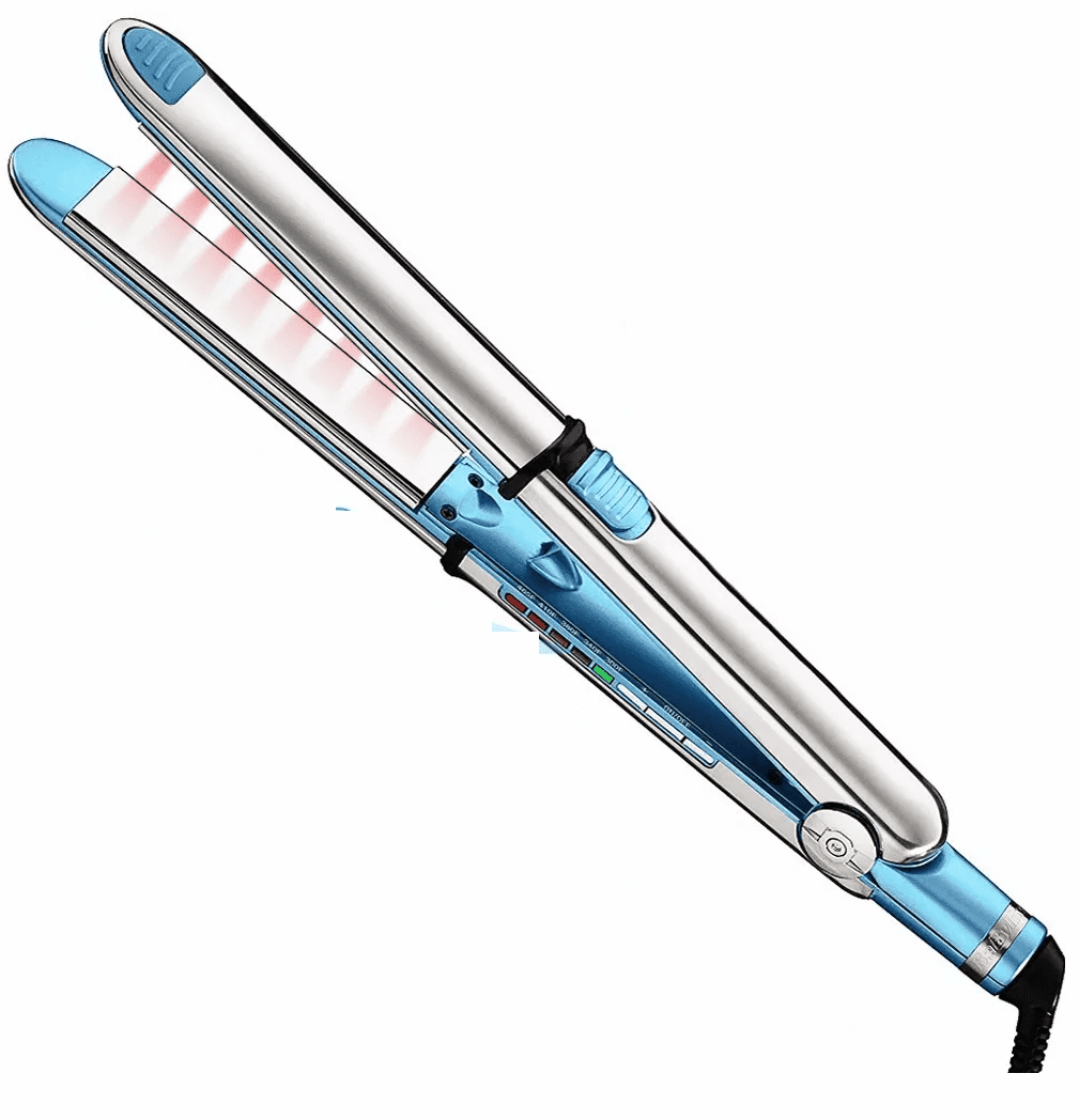 Plancha De Cabello Profesional Con Guantes Y 6 Clips Azul | Walmart en ...