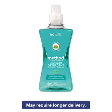 Method Laundry Detergent, Ginger Mango, 53.5 Ounces, 66 Loads - Walmart.com