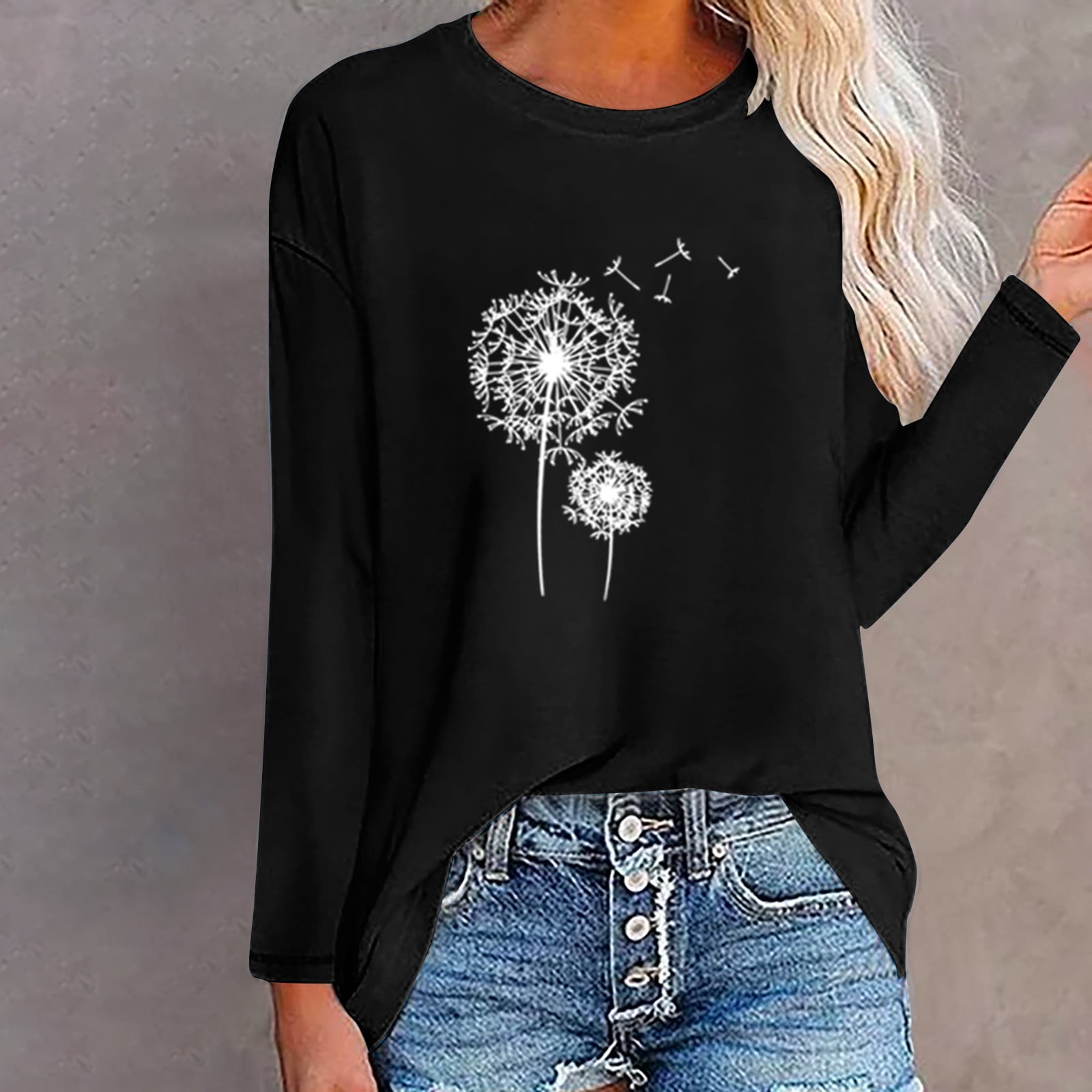 Click here for Smihono New Womens Tops 2023 Fashion Printed Loose... prices