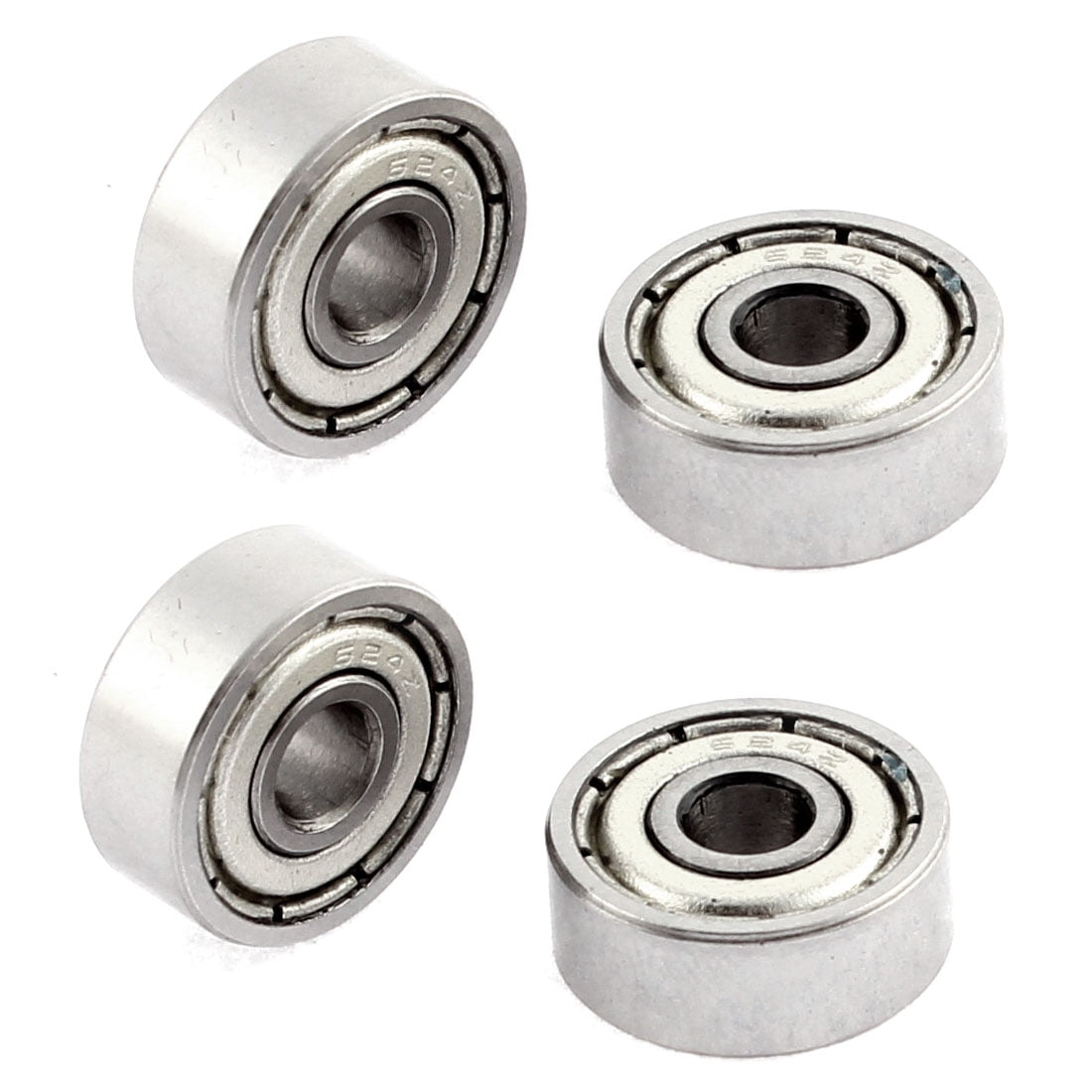 624Z 4mm x 13mm x 5mm Single Row Shielded Deep Groove Ball Bearing 4 ...