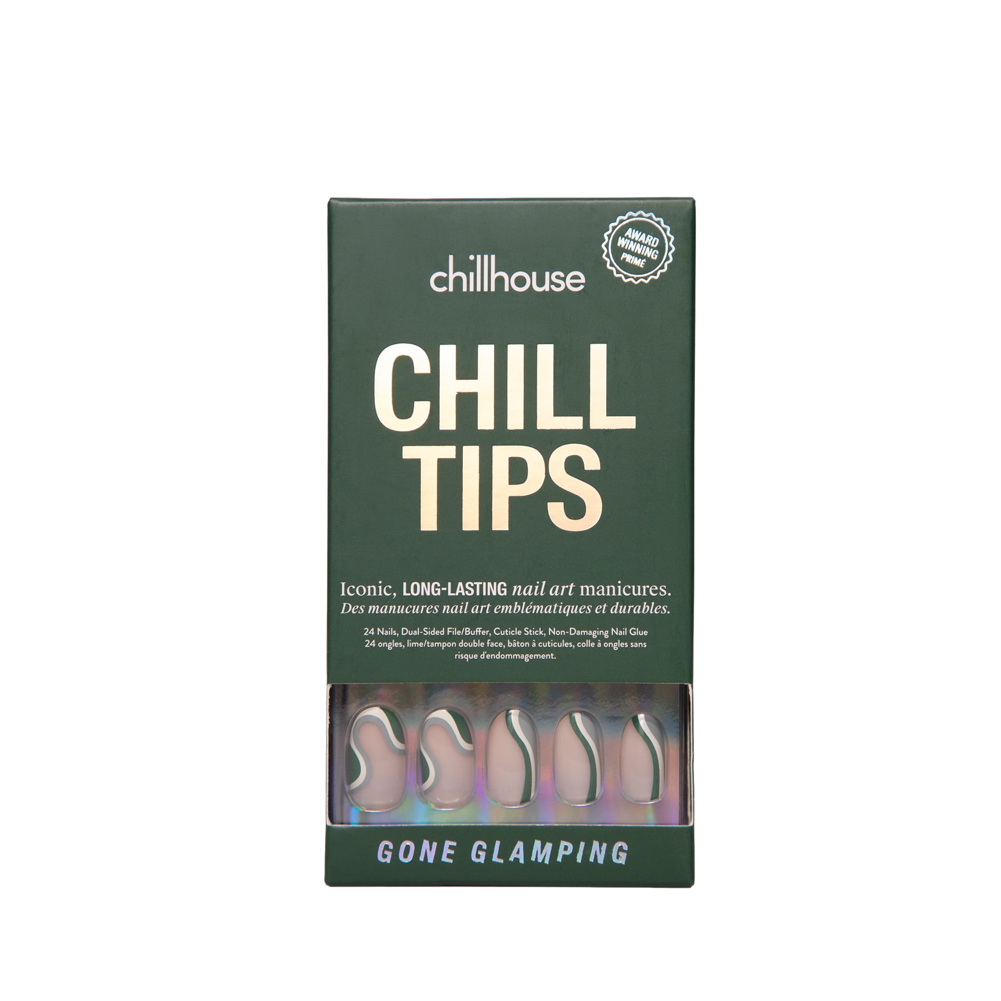 Click here for Chillhouse - Press Ons Tips Nails - Oval - Gone Gl... prices