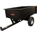Precision 17-Cubic Foot Steel Trailing Dump Cart - Walmart.com