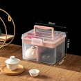 Multifunctional Tea Set Storage Box Outdoor Portable Tea Cup Tea Set ...