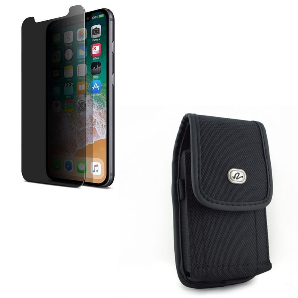 Privacy Screen Protector w Case Belt Clip for iPhone 11 Pro Max ...