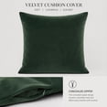 Alchemic Living Set of 2 Honey Gold Luxurious Soft Velvet Pillow Covers ...