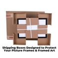 22x30 Frame Black Solid Wood Picture Frame | 0.75 Inch Moulding Width ...