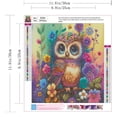 Owl Diamond Art Kits for Adults, Owl DIY 5D Round Full Drill Bird ...