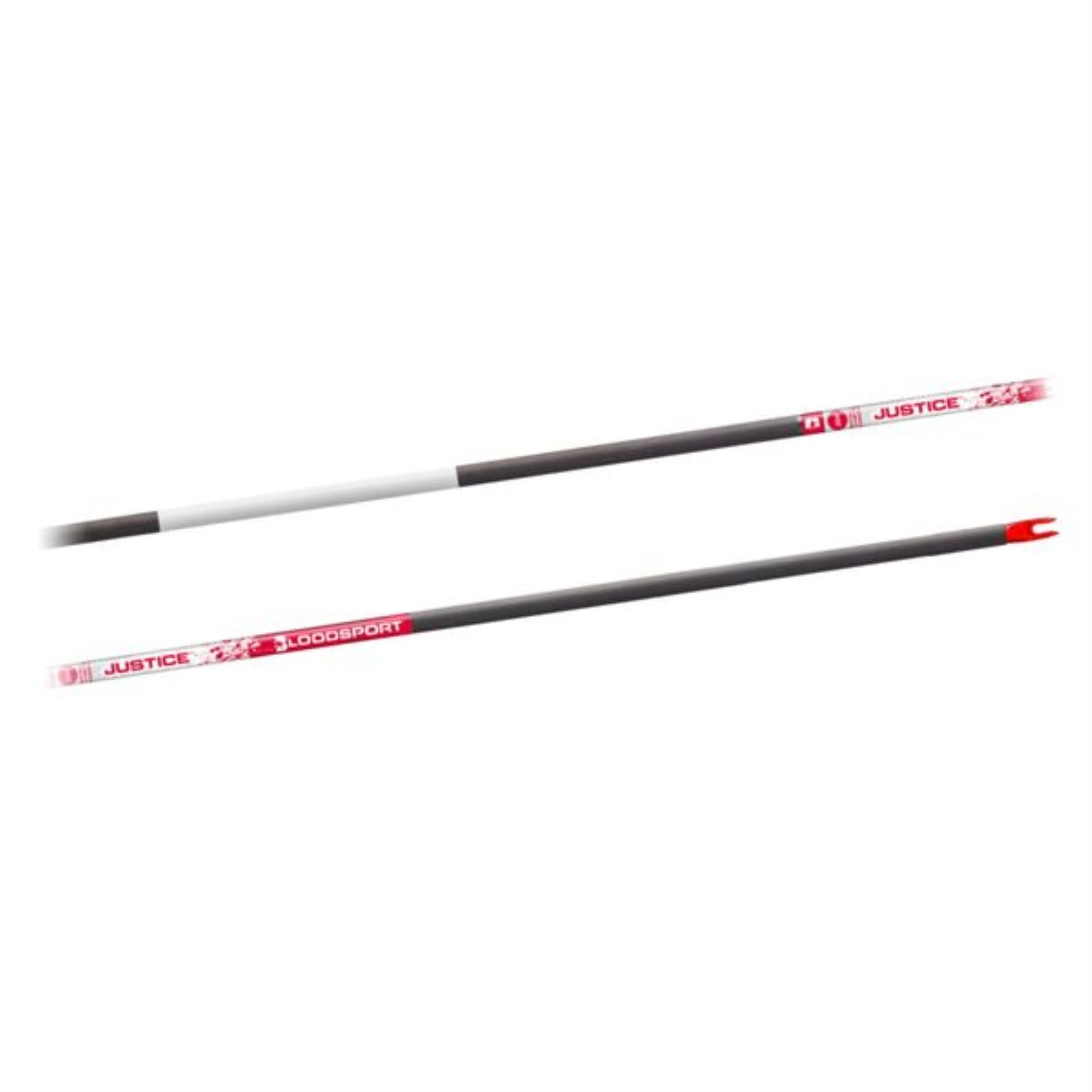 BLOODSPORT Justice Carbon Hunting Arrow - 31", 12 Pack, 500 Spine ...