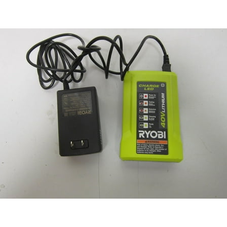 Ryobi Lithium 40V Rechargeable Li-Ion Rapid Battery Charger OP404 ...
