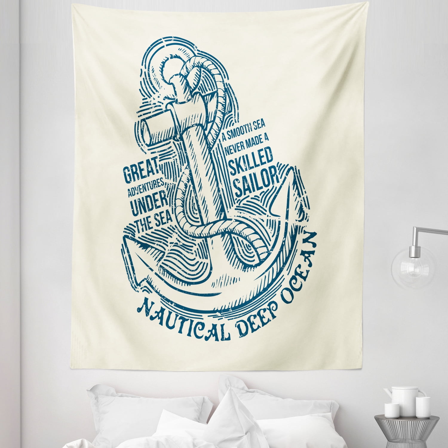 Anchor Tapestry, Anchor Skilled Sailor Adventures Under the Sea ...