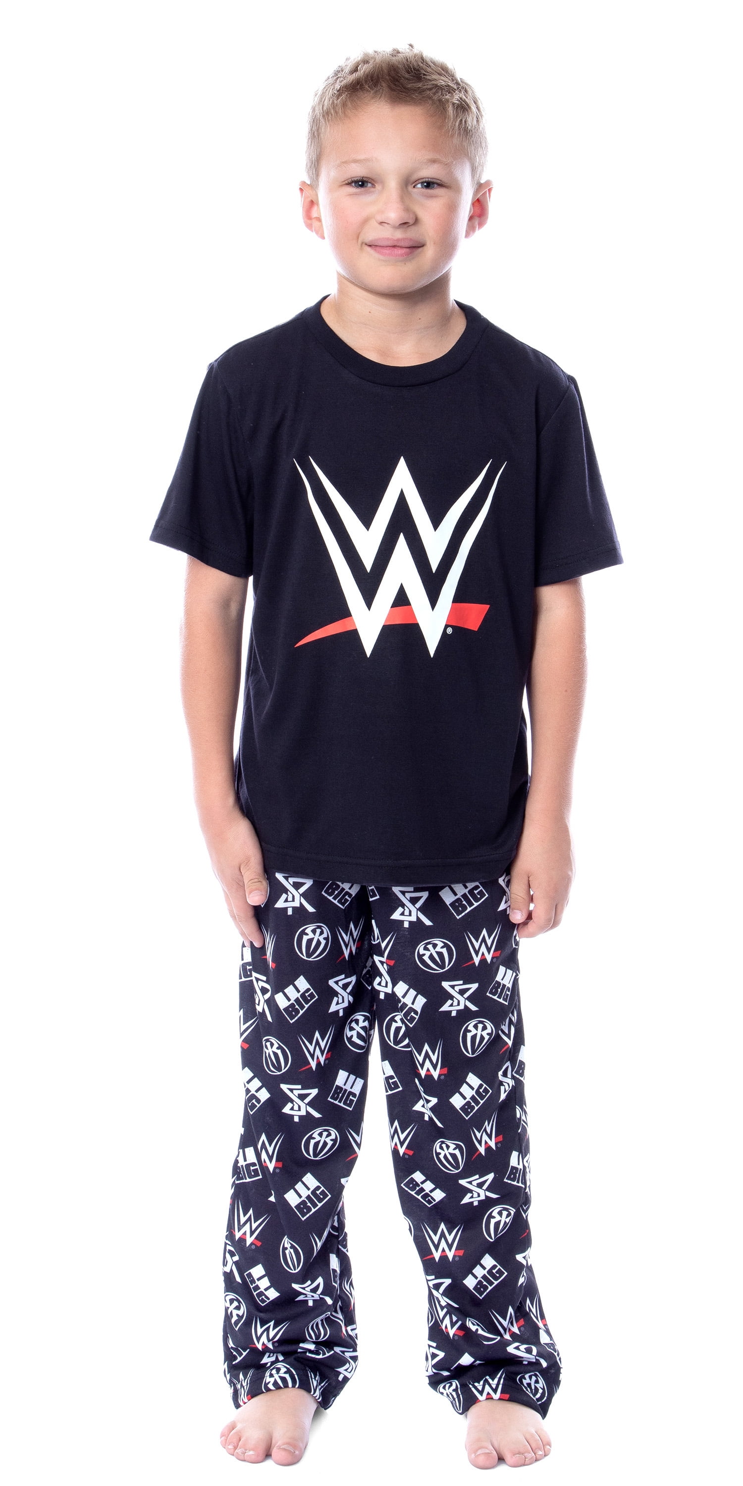 WWE Pajamas John CENA Roman Reigns Randy Orton Boy's 10/12 NeW Shirt ...
