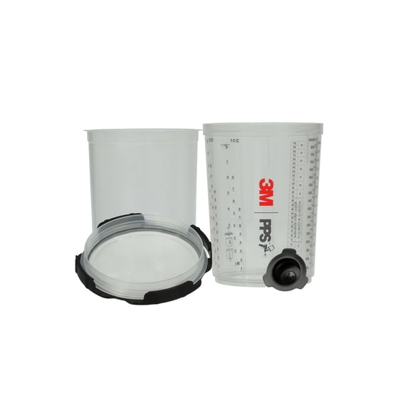 3M PPS Series 2.0 Spray Cup System Kit, 26112, Midi (13.5 fl oz, 400 mL ...