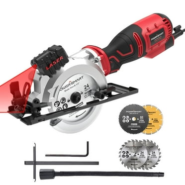 Eastvolt Mini Circular Saw, 5000RPM Compact Circular Saw with Laser ...
