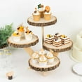 "Efavormart 15"" 4-Tier Wooden Round Farmhouse Style Cupcake Stand ...