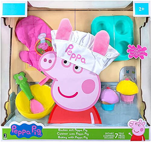 Peppa Pig Cooking with Peppa Roleplay Set, Includes Chef's Hat, Glove ...